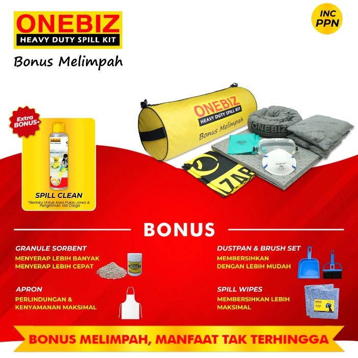 Jual Portable Spill Kit Universal Absorb up to 25 Liter/kit | Shopee ...
