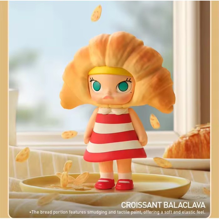 Jual Pop Mart Popmart Molly CROISSANT BALACLAVA Carb Lover Baking Time ...