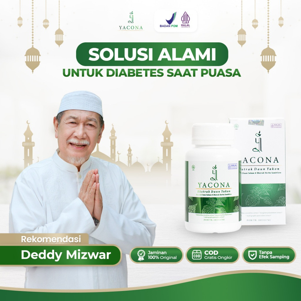 Jual 𝐁𝐄𝐒𝐓 𝐒𝐄𝐋𝐋𝐄𝐑 Yacona Kapsul Diabetes Obat Gula Herbal Diabetes Ampuh ...