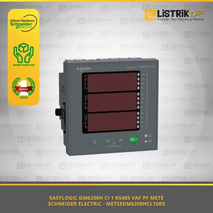 Jual POWER METER SERI PM2000 SCHNEIDER ELECTRIC EASYLOGIC DM6200H CL 1 ...