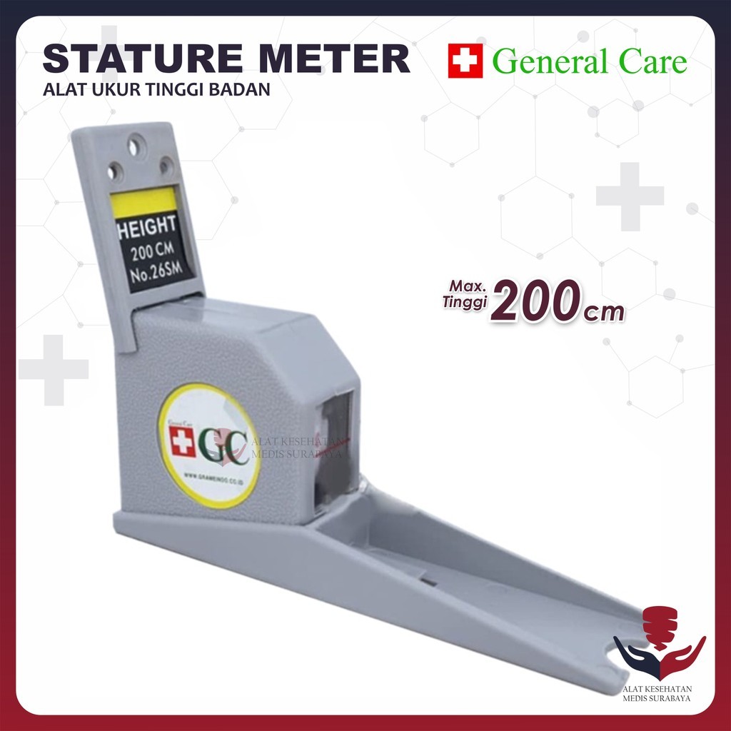 Jual Stature Meter General Care Alat Ukur Tinggi Badan Pengukur ...