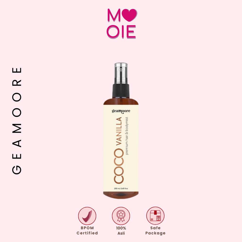Jual Geamoore Coco Vanilla Hair & Body Mist Premium 250 ML | Shopee ...