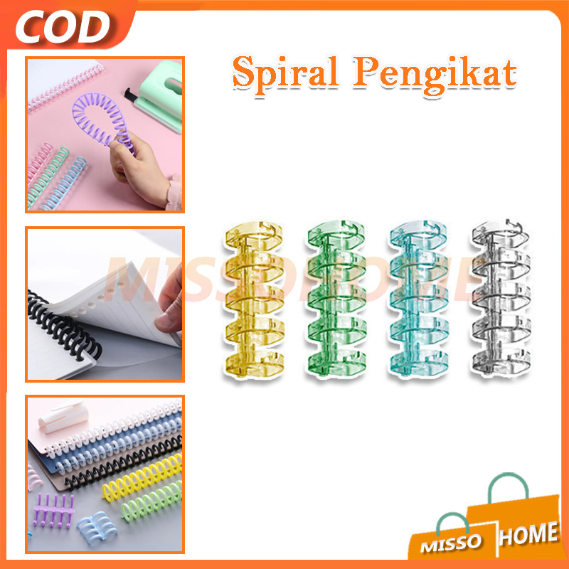Jual Spiral Pengikat / Ring Binder Plastik Spiral 30 Lubang / Spiral ...