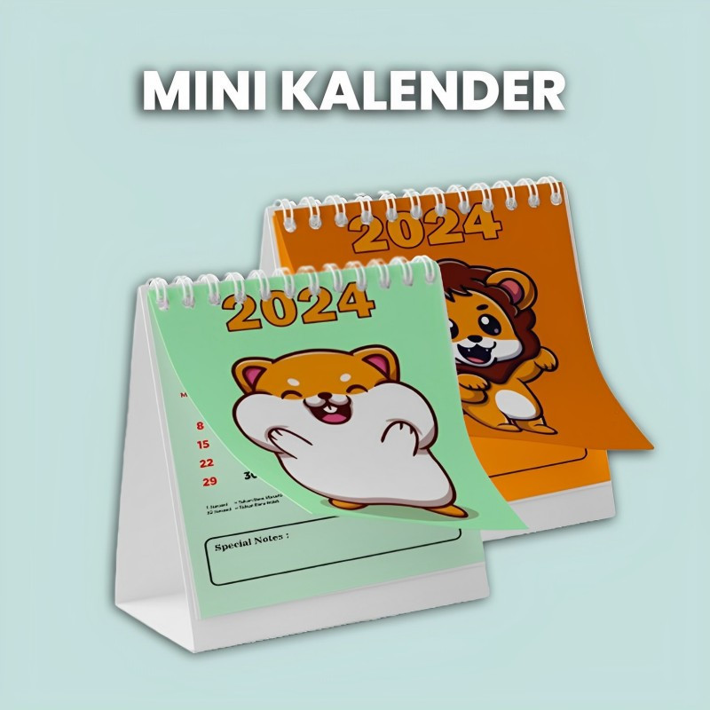 Jual Kalender Meja Mini 2024 portable II Praktis dan Berkualitas II ...