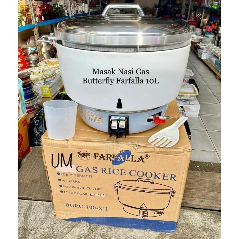 Jual FARFALLA - Rice cooker/Magicom gas 10 liter | Shopee Indonesia