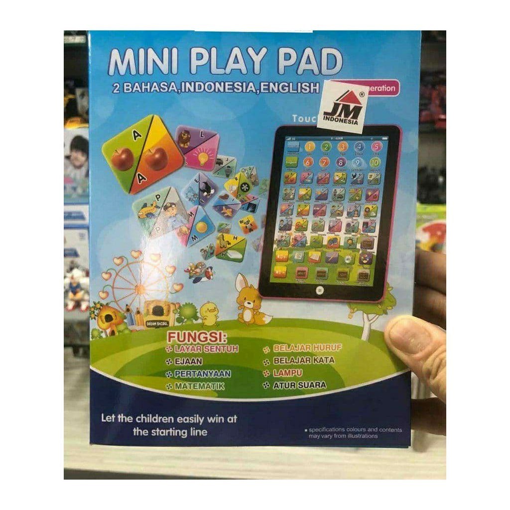 Jual Mini Playpad Edukasi - MAINAN TABLET EDUKASI - 2 BAHASA | Shopee ...