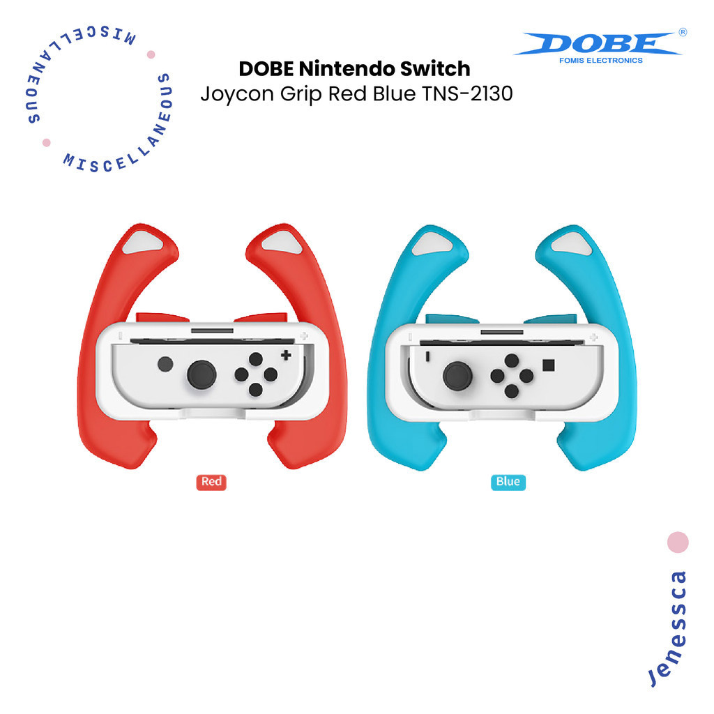 Jual DOBE Nintendo Switch/OLED Joycon Grip Handle Wheel Grip HNS-009 ...