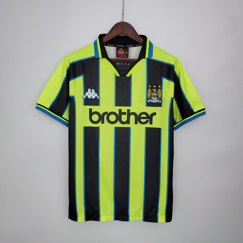 Jual Jersey Retro Manchester City 98/99 away a08 Bola Retro football T ...