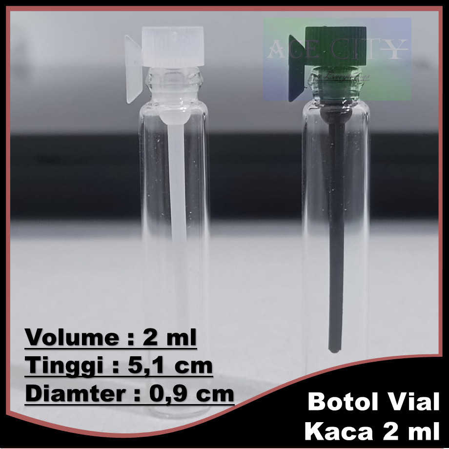 Jual Vial Botol Parfume Vial Tester 0,5ml / 1ml / 2ml | Shopee Indonesia