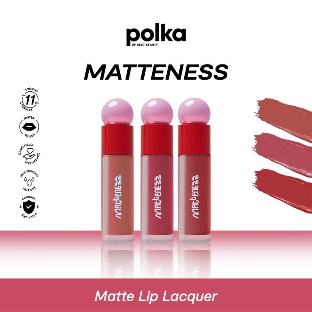 Jual Polka Matteness Lip Lacquer | Shopee Indonesia