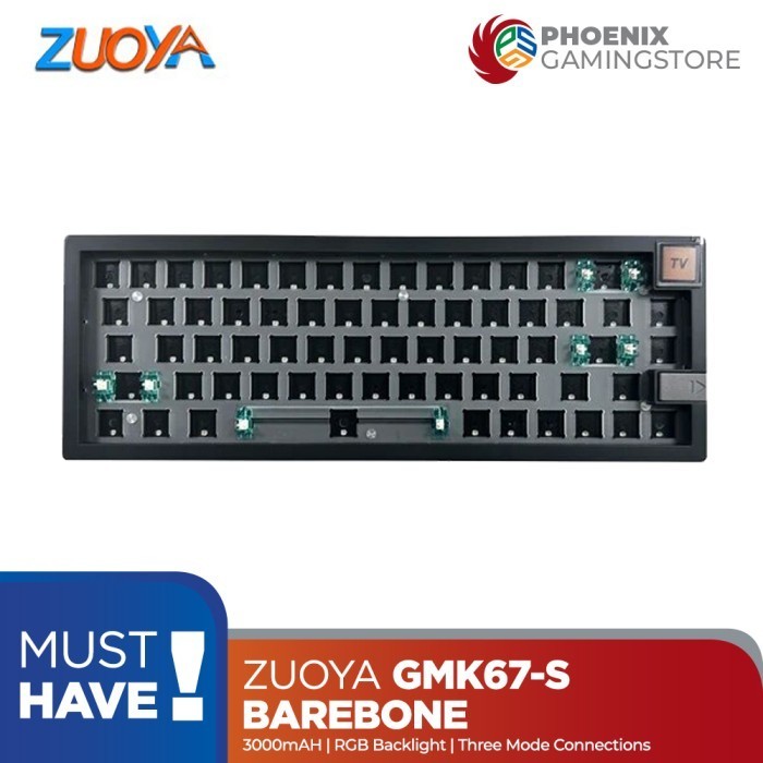 Jual ZUOYA GMK67-S - 65% Barebone Hotswappable Mechanical Keyboard w ...