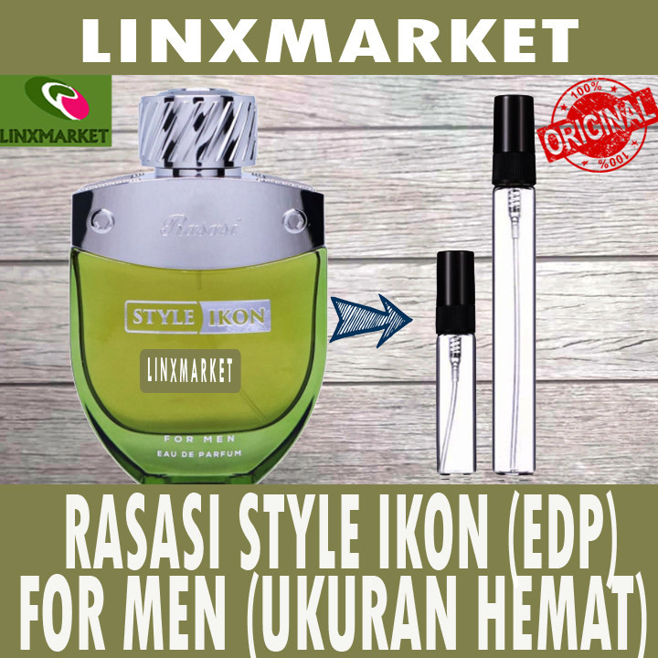 Jual RASASI STYLE IKON FOR MEN EDP EAU DE PARFUM - UKURAN HEMAT ...