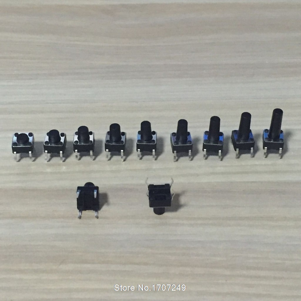 Jual 1000PCS 6X6X4.3 DIP Tactile Tact Mini Push Button Switch Micro Switch Momentary 6*6*4.3mm ...
