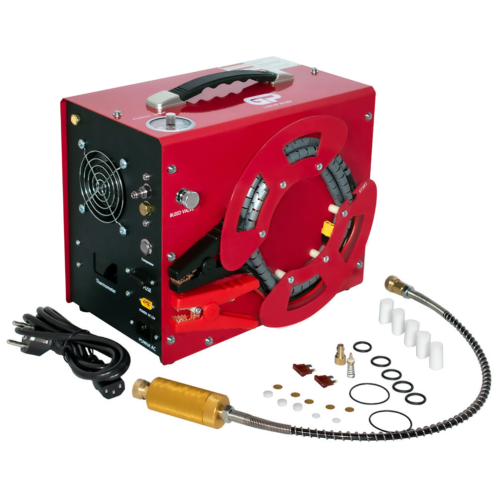 Jual 4500Psi 300Bar 30Mpa 12V Portable PCP Air Compressor High Pressure ...