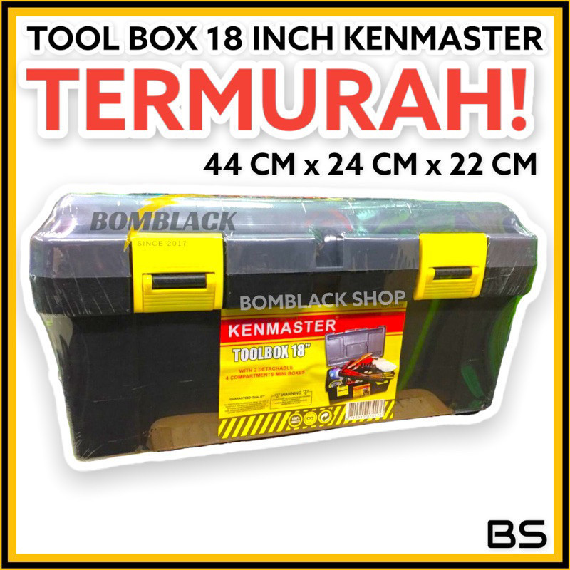 Jual VT64ES Tool Box Besar 18" KENMASTER/ Toolbox Kotak Peralatan ...