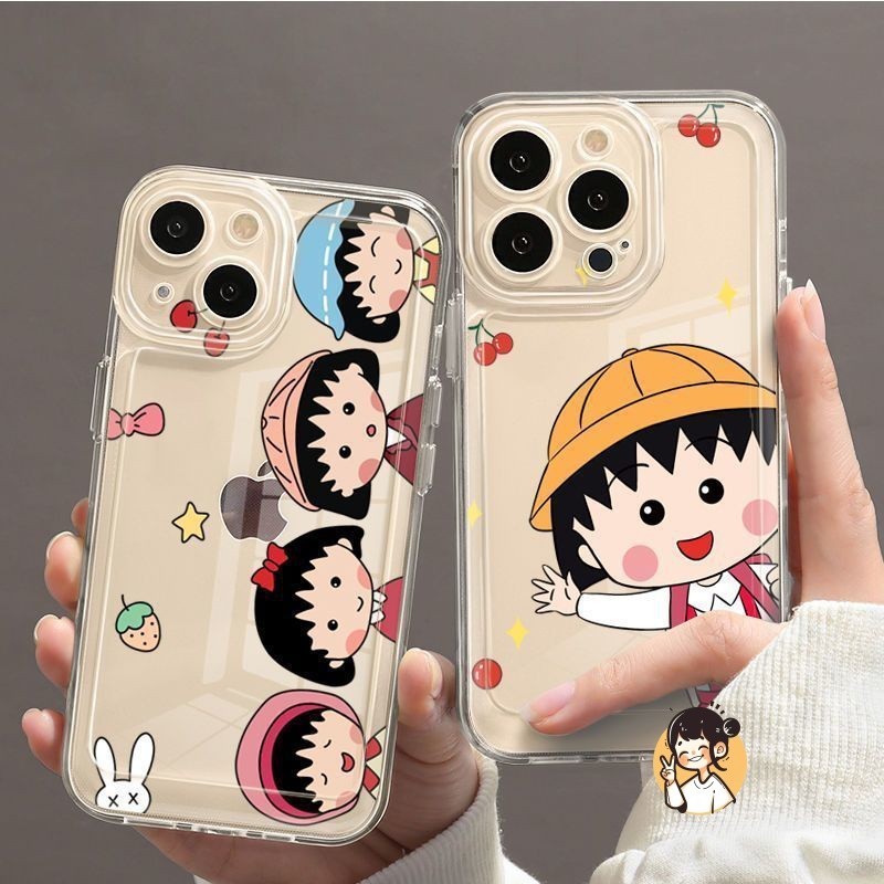 Jual Chibi Maruko case iPhone 11 Pro Max 12 13 14 15 Pro Max iPhone X XR XS 7Plus 8 Plus 14 Plus ...