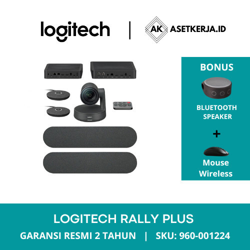 Jual Logitech Rally Plus Video Conference System & GARANSI RESMI ...
