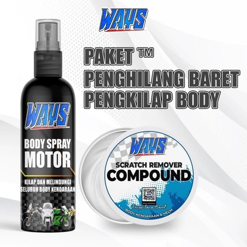 Jual [ FURMOTOR ] PAKET PENGHILANG BARET LECET GORESAN + SPRAY ...