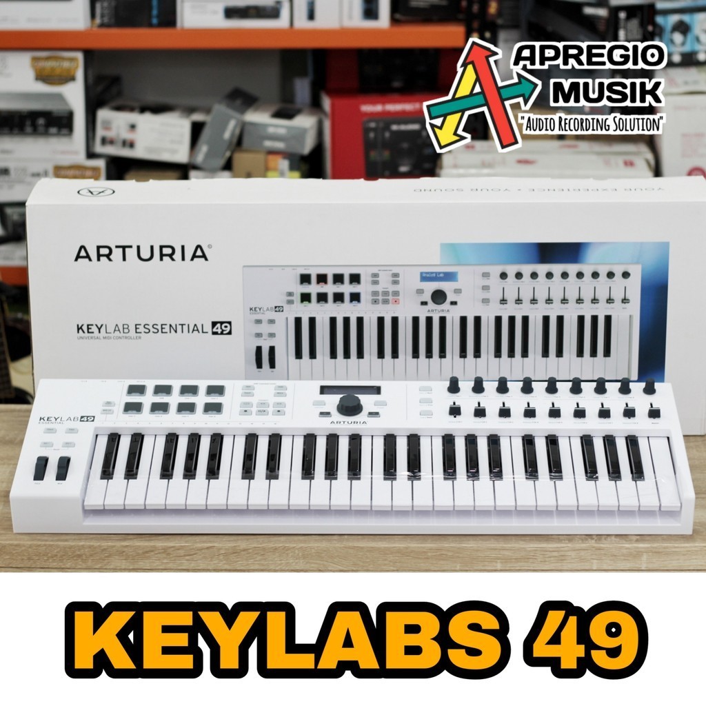 Jual Arturia KeyLab Essential 49 WHITE ORIGINAL Keyboard Midi ...