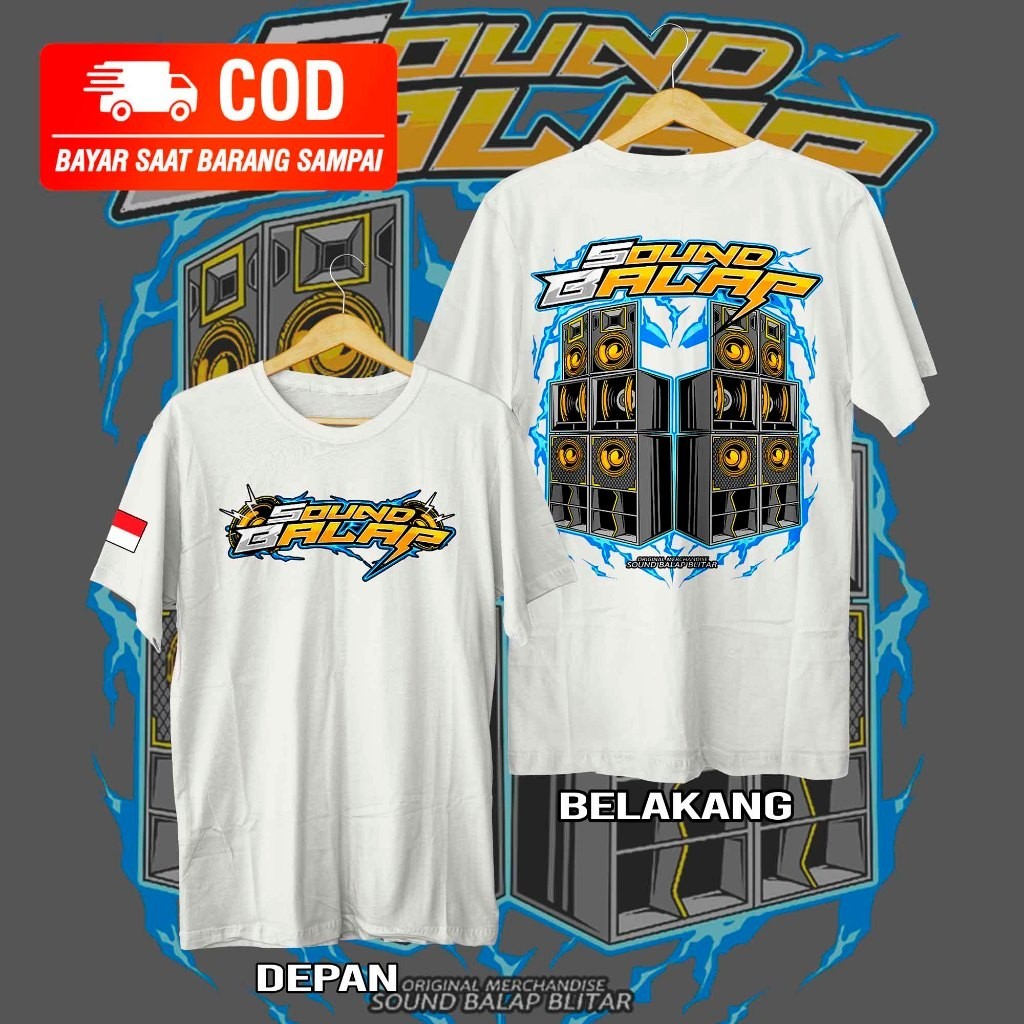 Jual KAOS SOUND SYSTEM SOUND BALAP SERIES 6 KATUN COMBED DISTRO ...