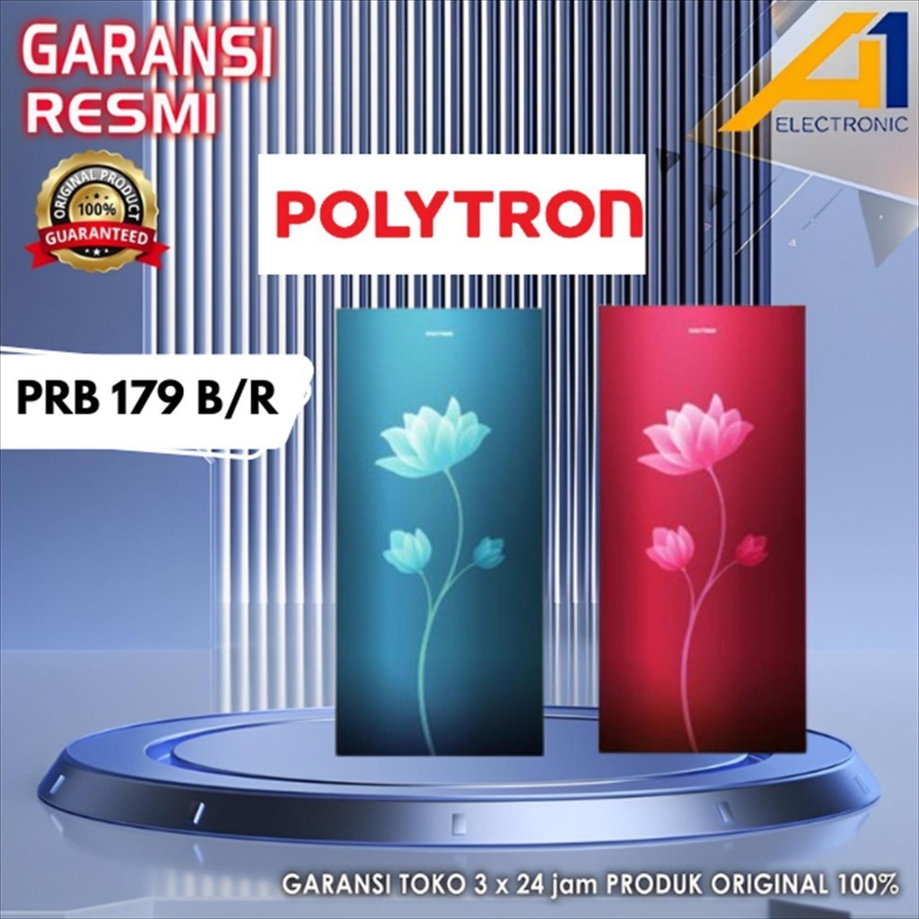 Jual POLYTRON Kulkas PRB179 / PRB 179 R/B 1 Pintu 170 Liter 75 Watt ...