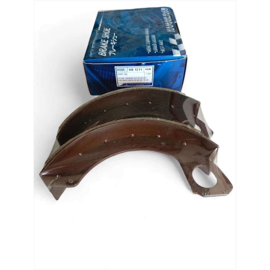Jual Kampas Rem Tangan Hand Brake Shoe Fuso FM215 PS190 Kamakura KB1211 ...
