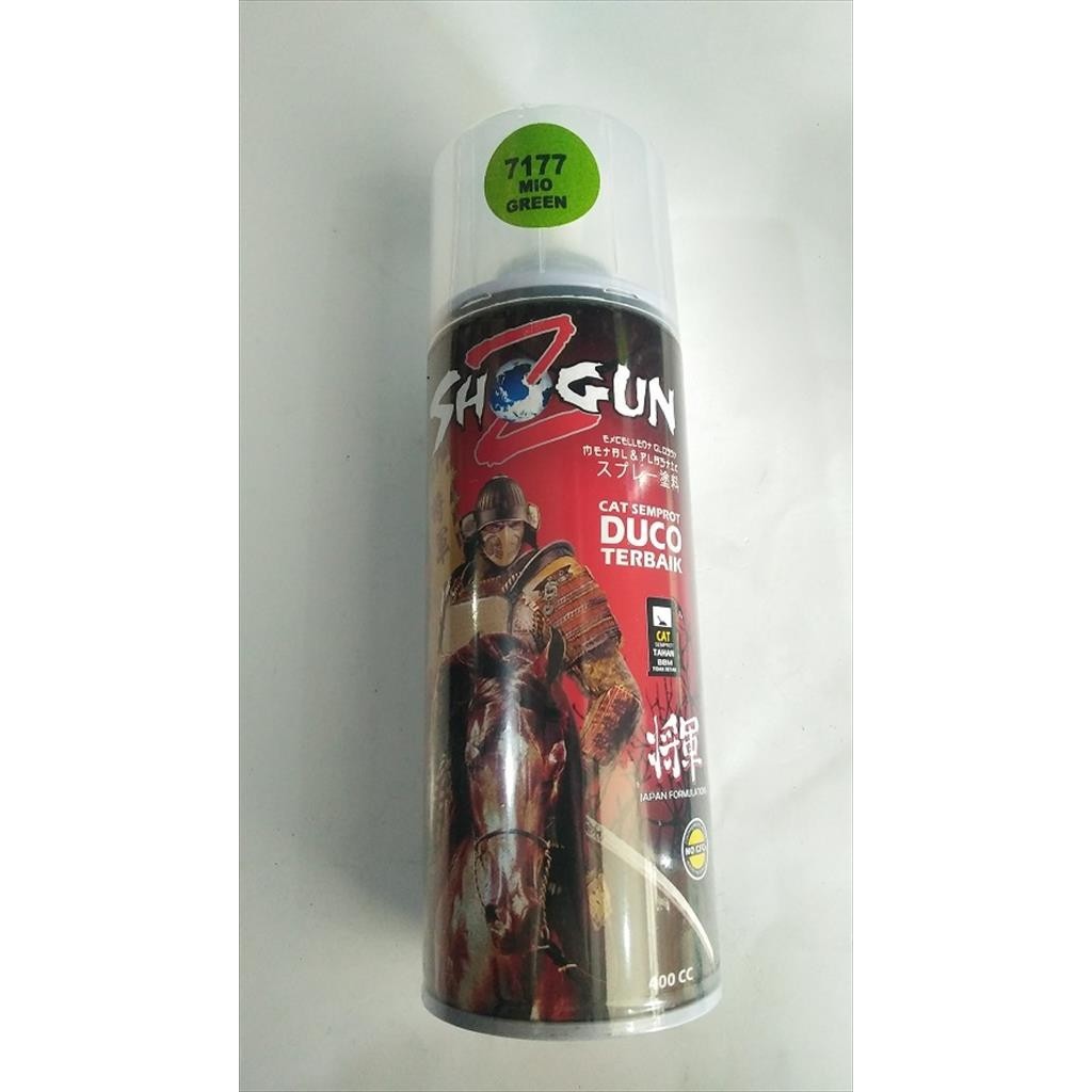 Jual Cat Semprot Spray Shogun Z Duco Mio Green Hijau 7177 400cc ...