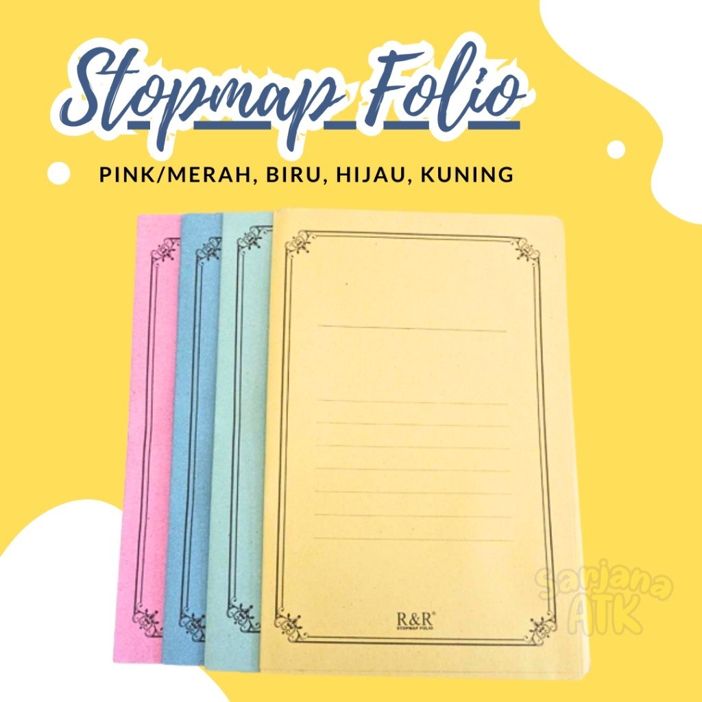 Jual (10 Pcs) Stopmap Kertas Folio / Map Kertas | Shopee Indonesia