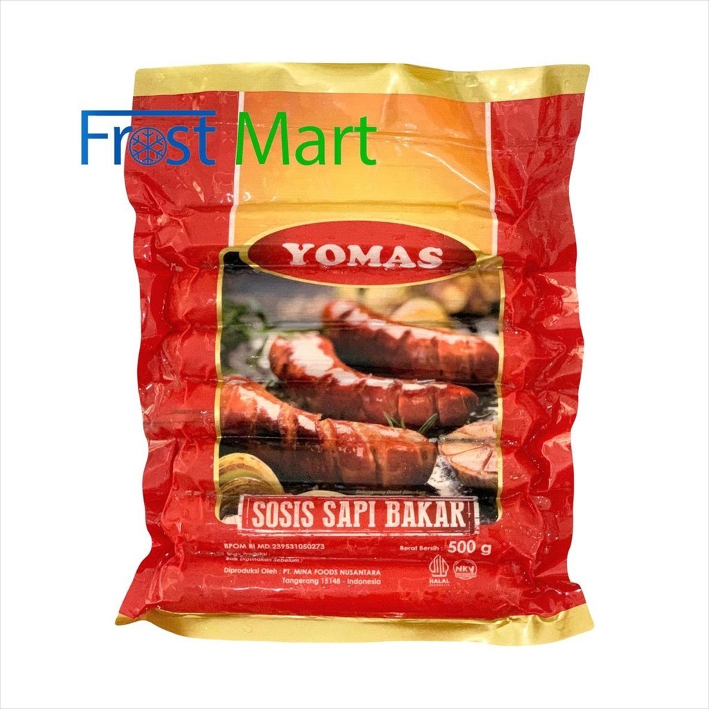Jual Yomas Sosis Bakar Sapi isi 6+1 Pcs 500Gr | Shopee Indonesia