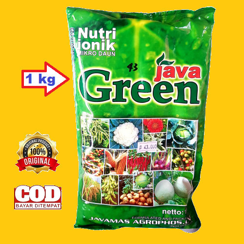 Jual Java Green nutrisi Ionik Mikro Daun 1kg,pupuk semprot tanaman ...