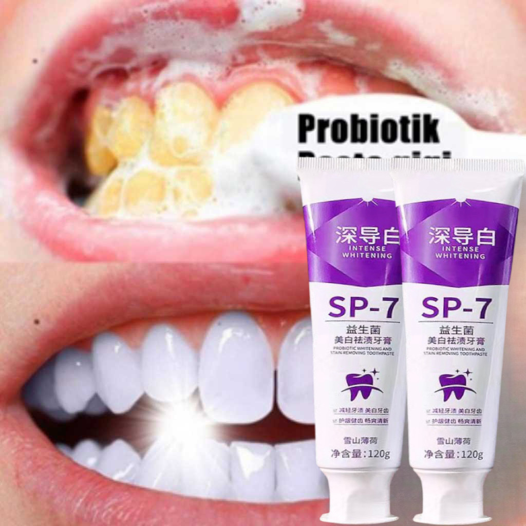 Jual SP7 Pasta Gigi Pemutih Pasta Gigi Probiotik SP7 Pemutih Gigi ...