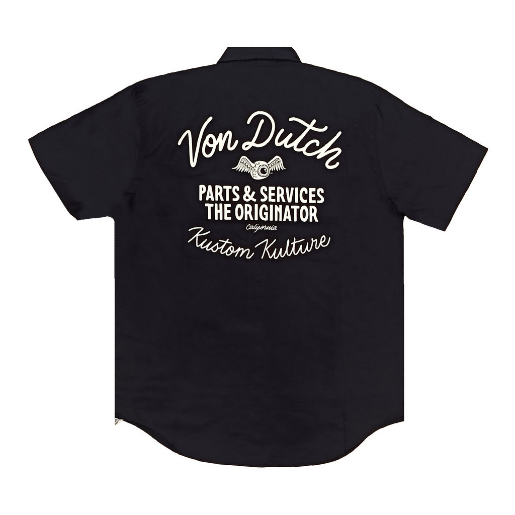 Jual Von Dutch Workshirt 1167 Black | Shopee Indonesia