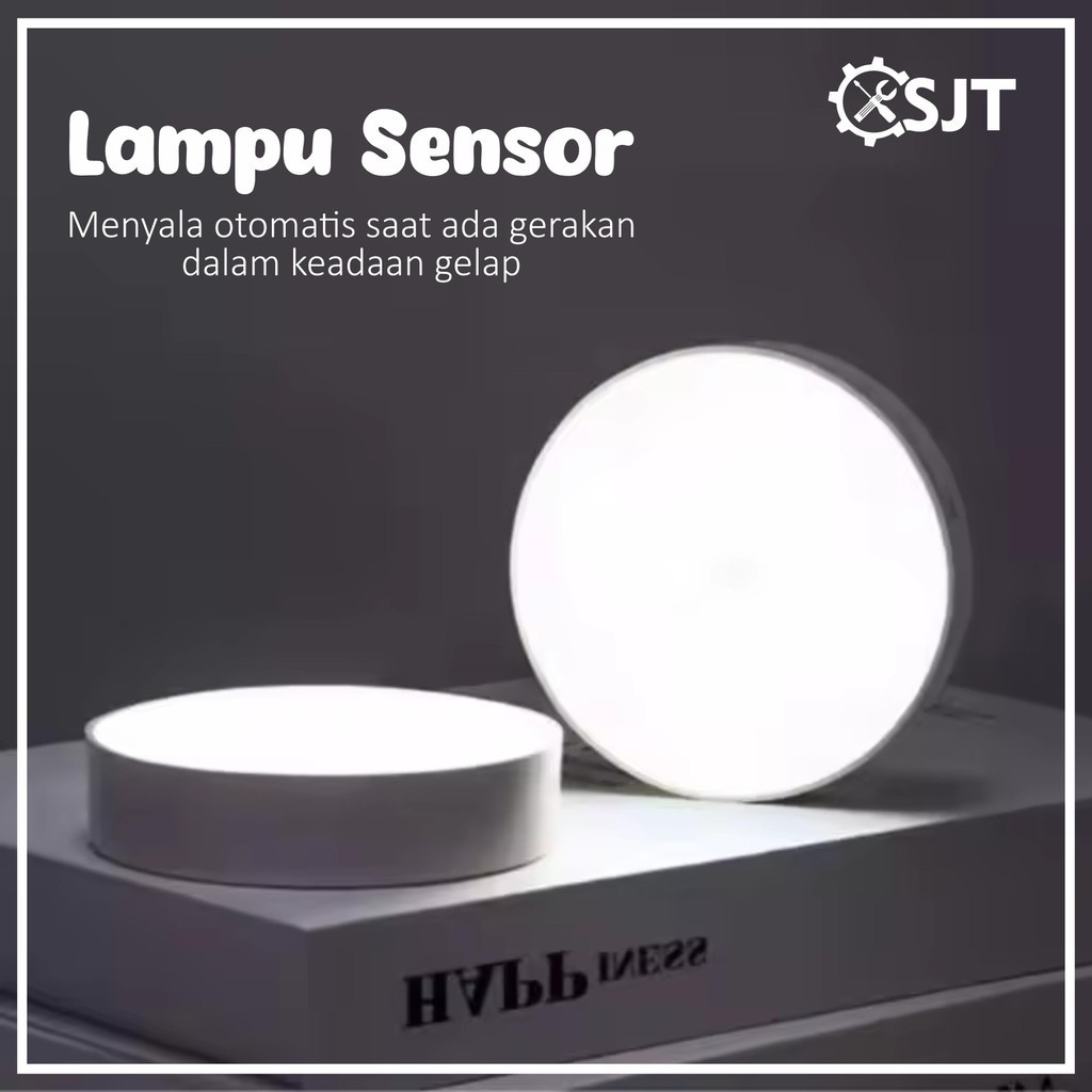 Jual SJT - Lampu Malam LED Sensor Gerak tempel / Lampu Sensor Otomatis ...