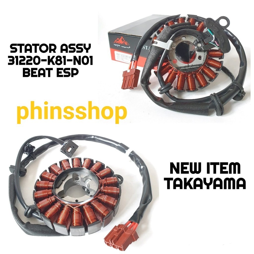 Jual STATOR ASSY BEAT ESP K81 SPULL ASSY HONDA TKYM TOP QUALITY | Shopee Indonesia