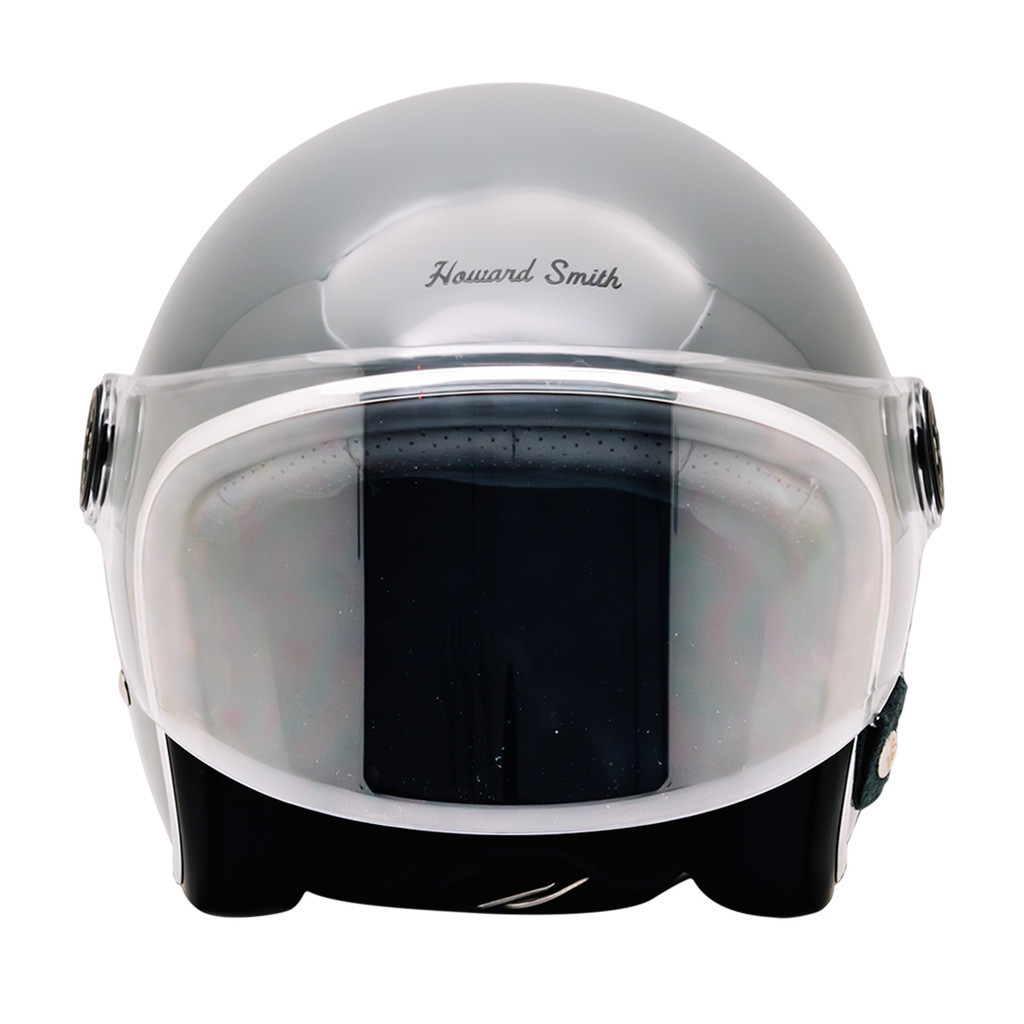 Jual Howard Smith Jetter Retro Helm Half Face - Modern Grey | Shopee ...