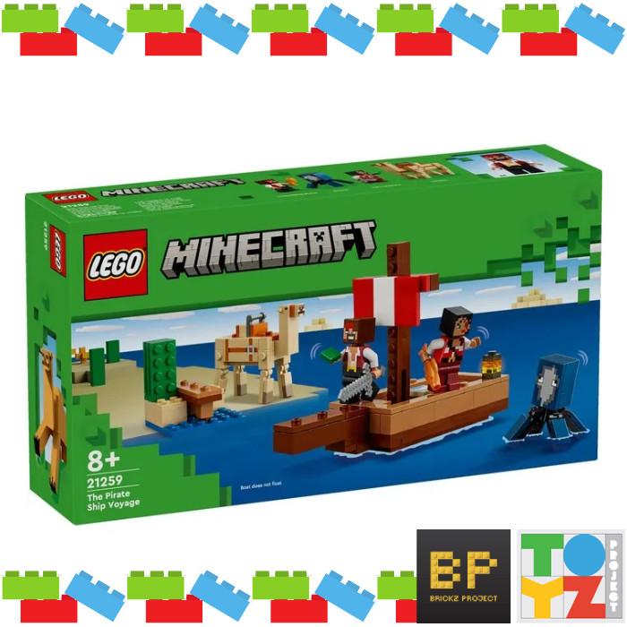 Jual Lego 21259 Minecraft - The Pirate Ship Voyage Bp01 | Shopee Indonesia