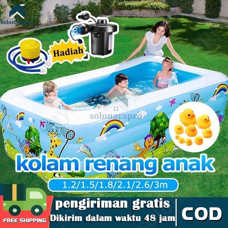 Jual kolam renang intex anak/kolam renang anak jumbo/balon renang anak ...