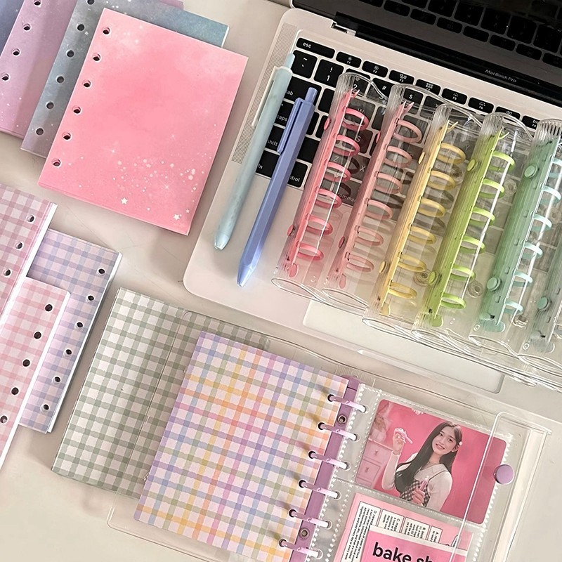 Jual Transparent Binder Album Summer Fresh Photocards Collect Book A7 ...