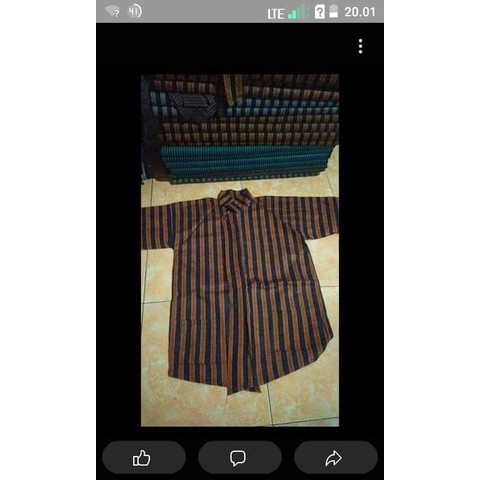 Jual LURIK Baju adatJa Surjan dan kebaya lurik desa asli ATBM | Shopee ...