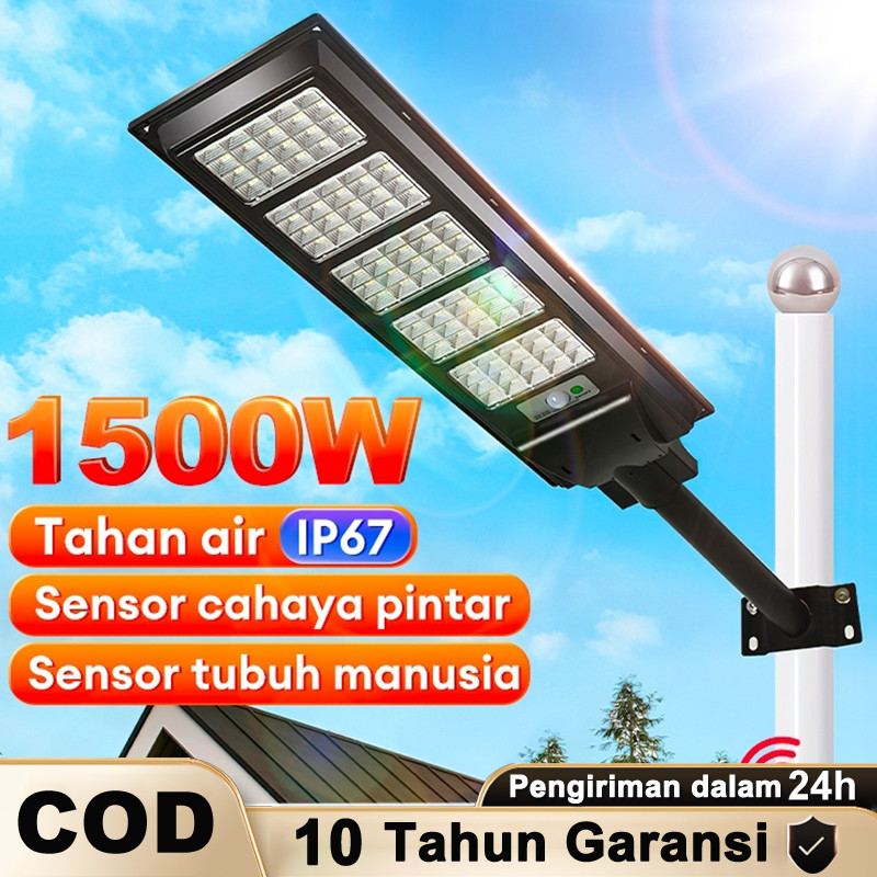 Jual Lampu jalan tenaga matahari otomatis 2500W Street Cell Lights Solar Cell lampu taman Tenaga ...