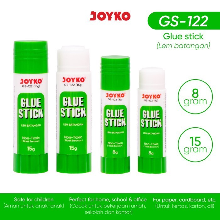 Jual Glue Stick Lem Batang Joyko GS-122 8~15gr | Shopee Indonesia