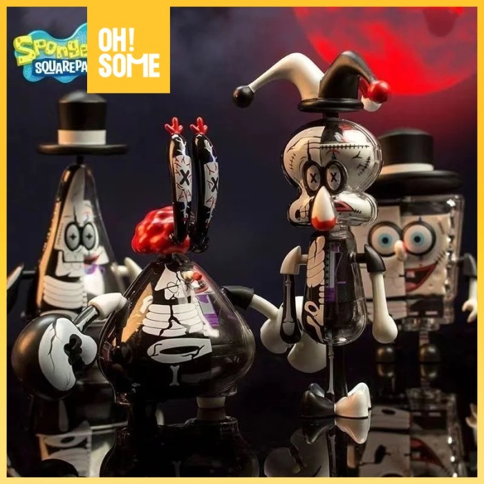 Jual OHSOME Blind Box Gacha Set Koleksi Figure SpongeBob Seri Gothic ...