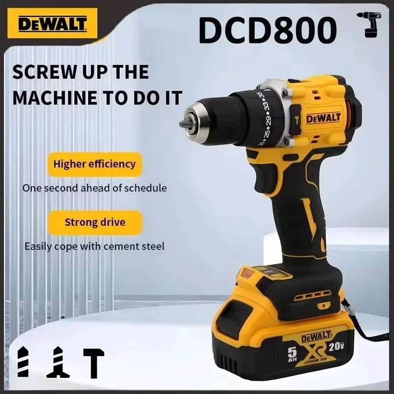 Jual Dewalt DCD800 2000RPM Cordless Impact Drill 1/2 Inch Brushless ...