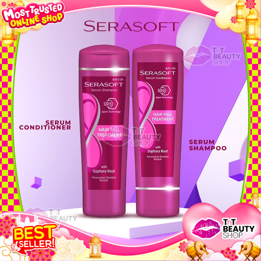 Jual Serasoft Hair Fall Treatment Series - Shampoo 170 mL - Conditioner ...