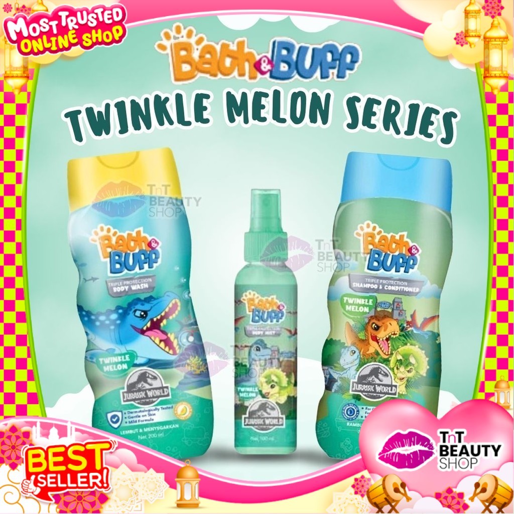 Jual Bath and Buff Twinkle Melon SERIES | Body Wash Triple Protection ...