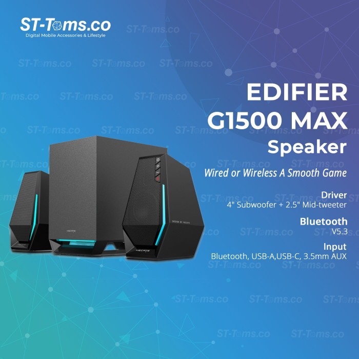 Jual Edifier G1500 Max / G 1500 Max 2.1 Multimedia Speaker System with ...