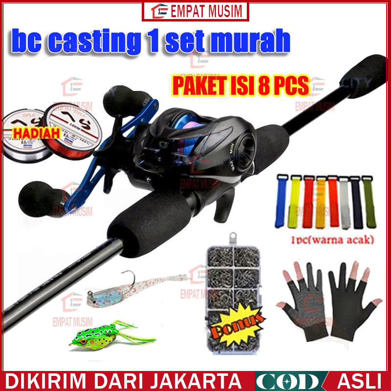 Jual (beli 1 dapat 7)1.6M/1.8M/2.1M/2.4M Joran Pancing Set / joran pancing 1 set murah / pancing ...