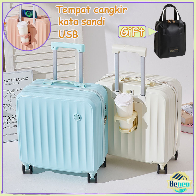 Jual 18 Inci Koper Zipper Dengan Usb Koper Portabel Desain Baru Koper ...
