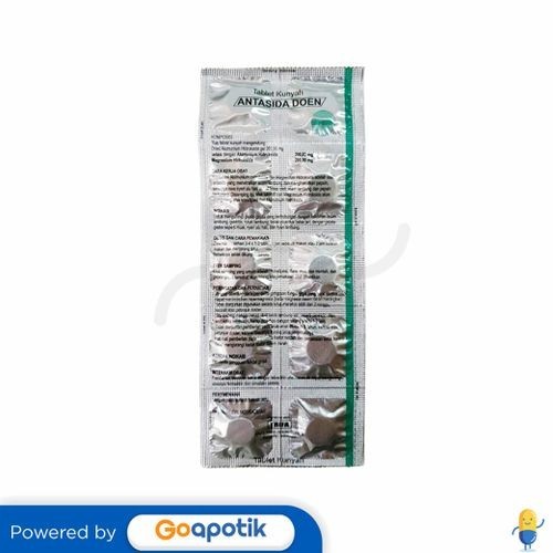 Jual Antasida Doen Trifa Strip 10 Tablet Kunyah | Shopee Indonesia