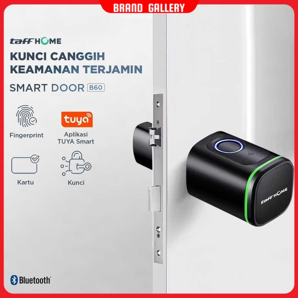 Jual Smart Door Lock Fingerprint Bluetooth Card Alarm Tuya Smart - TaffHOME S1-B60 | Shopee ...